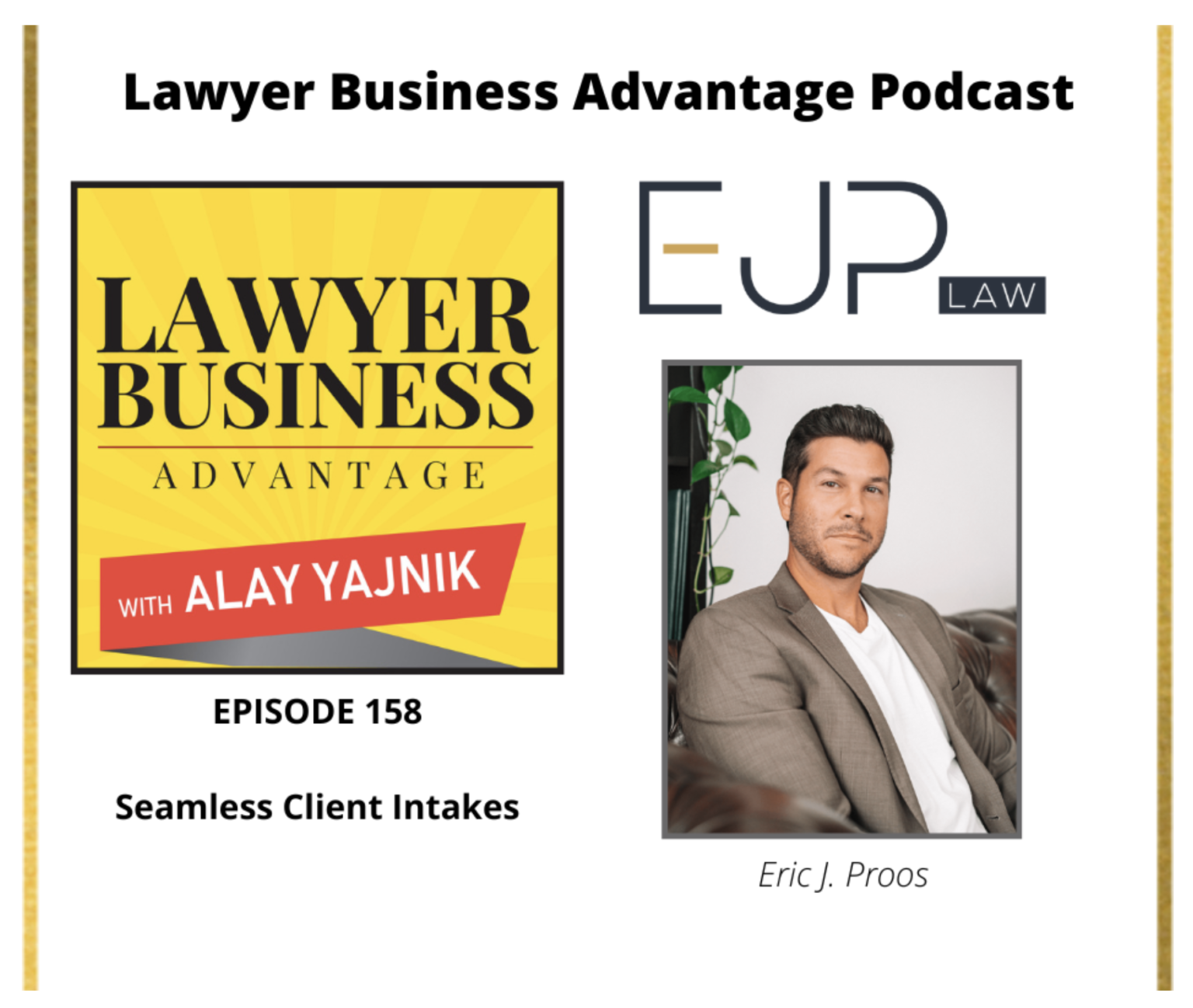 About Eric J. Proos, Esq. | The Law Office of Eric J. Proos